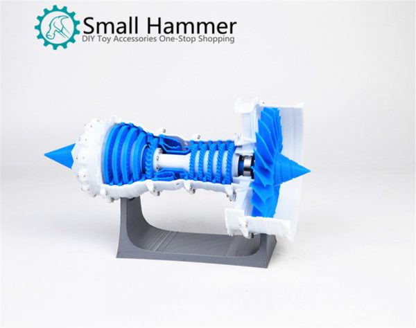 Aero Engine Turbo Fan Engine Model Air Engine Model Electric 3D Print ...