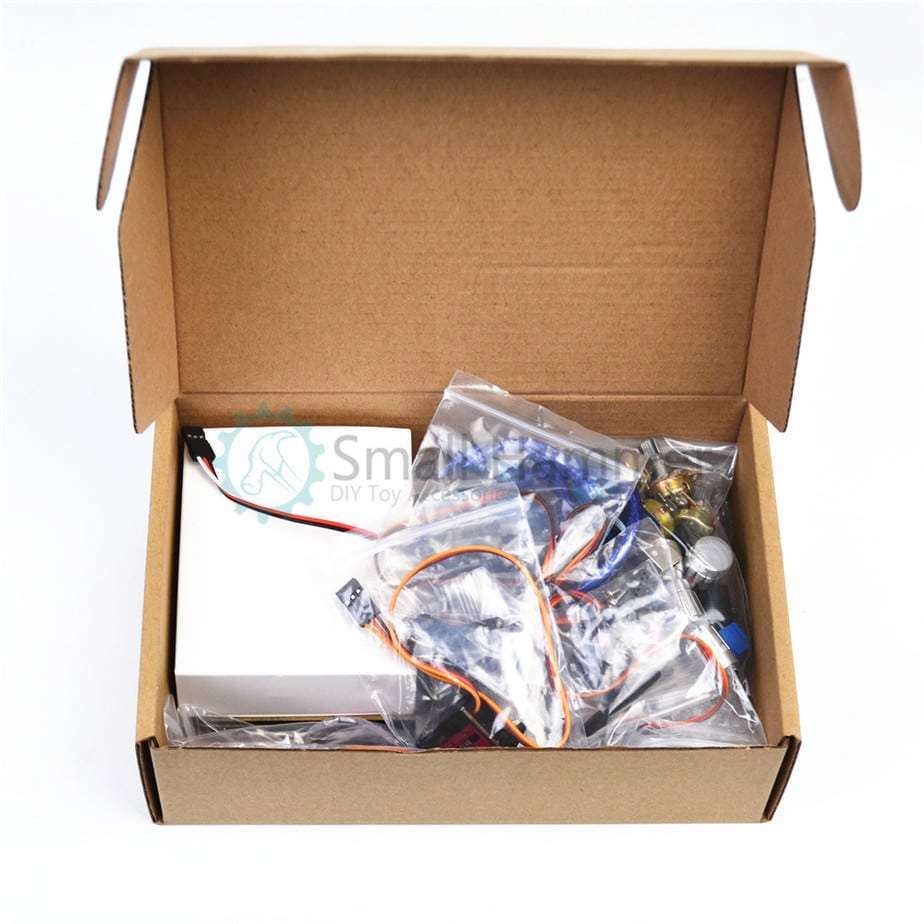 DIY Acrylic robot arm claw arduino kit 4DOF toys Mechanical grab ...