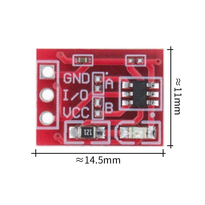 5Pcs TTP223 Touch Key Switch Module Touching Button Self-Locking/No-Locking Capacitive Switches ...
