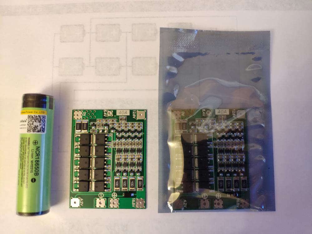 4 string 4S 40A Li-ion Lithium Battery 18650 Charger BMS Protection ...