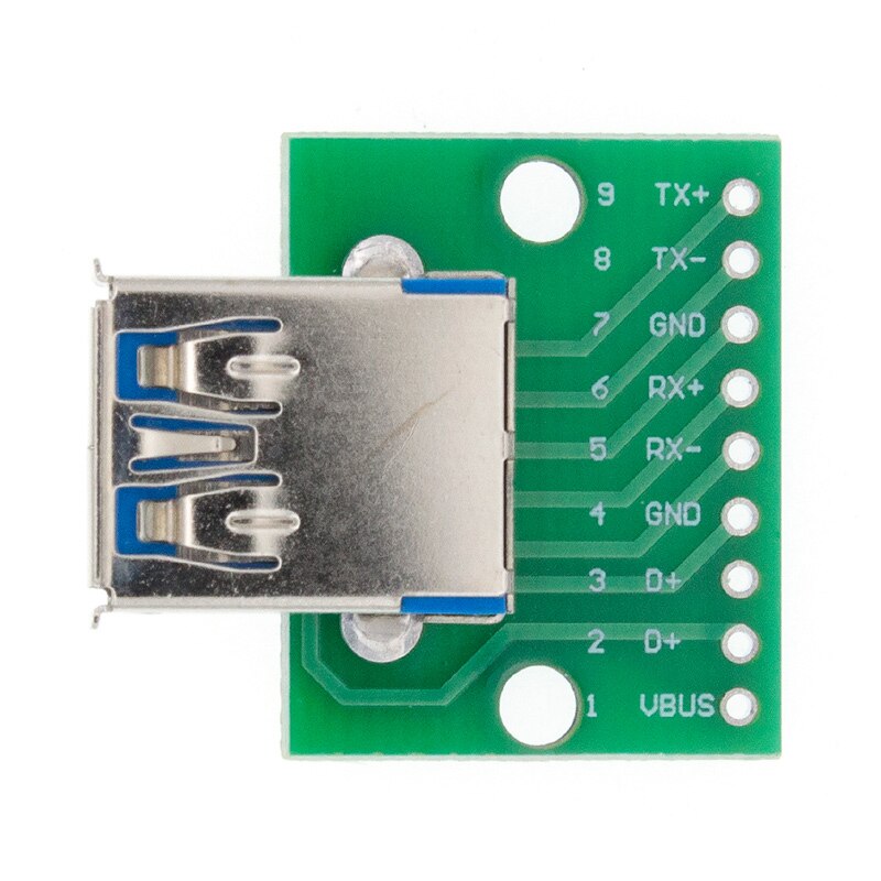 10PCS USB Male Connector / MINI MICRO USB to DIP Adapter 2.54mm 5pin ...