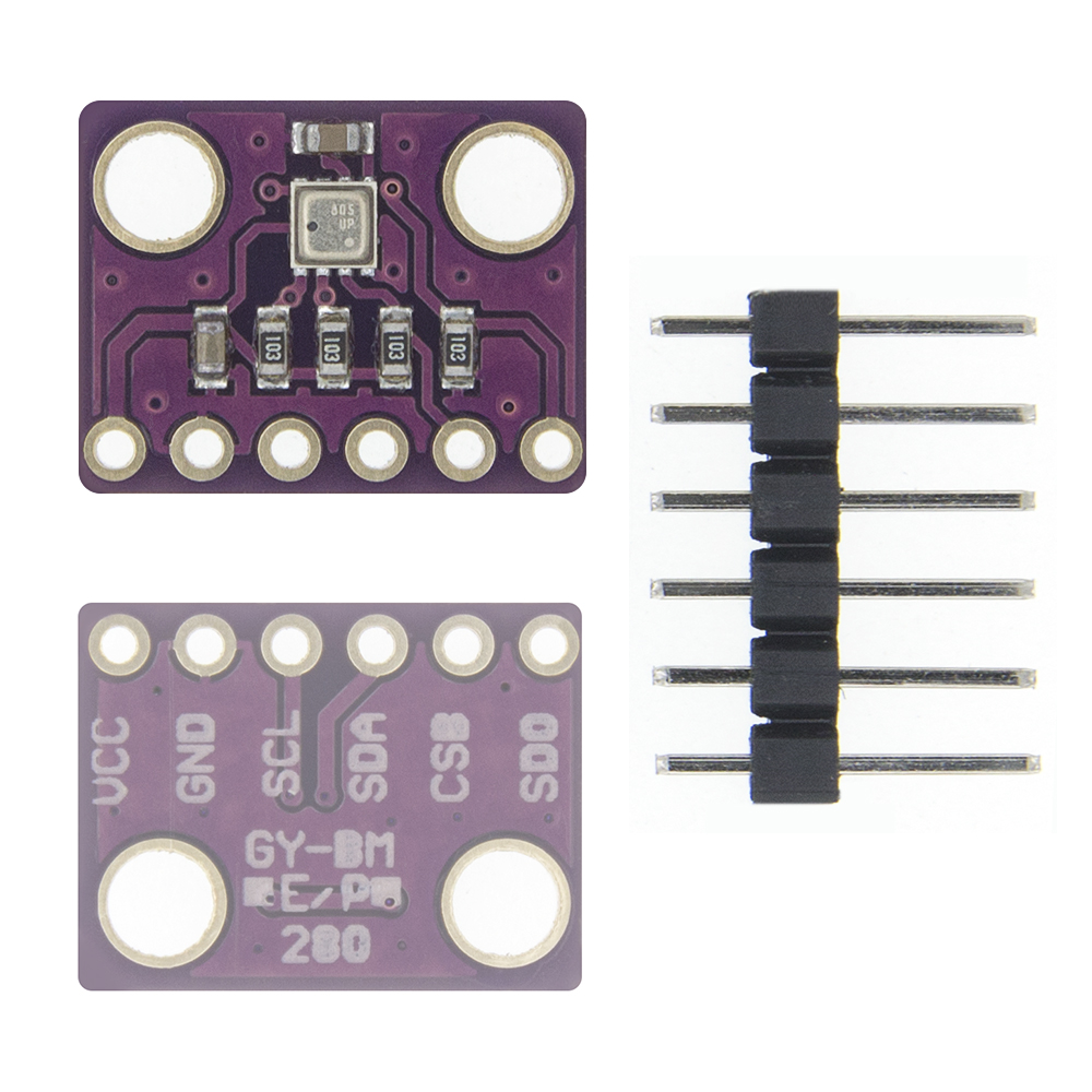 GY-BME280-3.3 precision altimeter atmospheric pressure BME280 sensor ...
