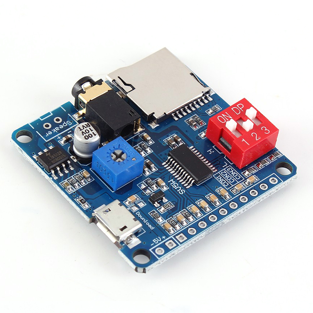 Voice Playback Module Mp3 Music Player Uart I O Trigger Amplifier Class
