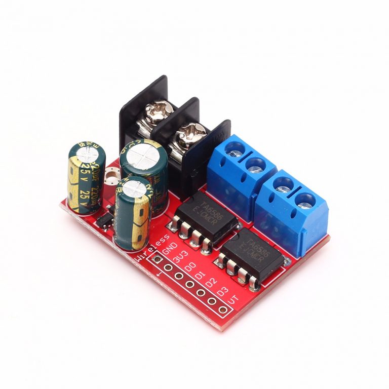 H Bridge Remote Control 5A 3V-14V Dual DC Motor Drive Module Voltage ...