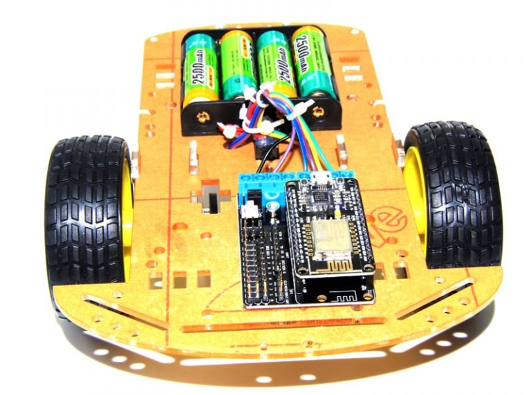 2wd L293d Wifi Rc Smart Car With Nodemcu Shield For Esp 12e Based On Esp8266 Mobile Control