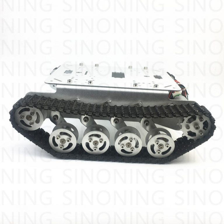 TS100 Robot Tank Chassis Shock Absorption Metal Caterpillar Suspension ...