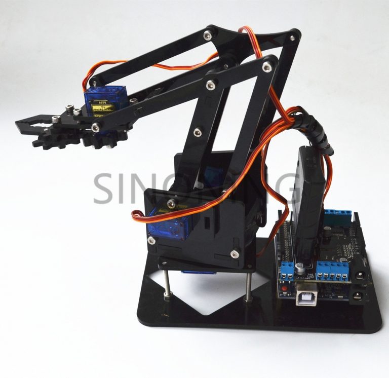 2.4G Remote Control Robot Arm Acrylic 4dof arduino PS2 SNAR10 ...