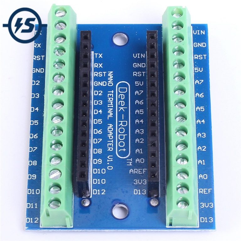 For Arduino NANO Screw Shield Terminal Expansion Board Terminal Board ...
