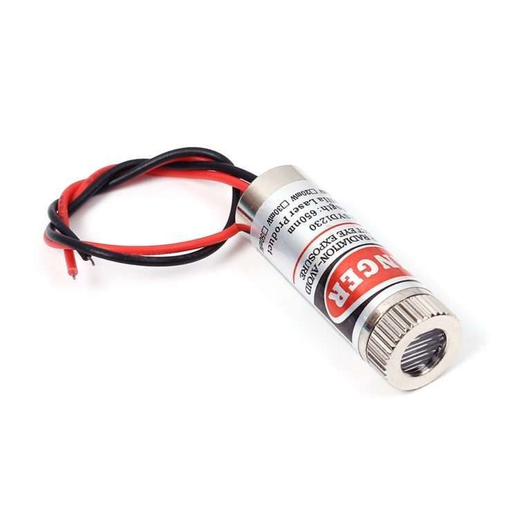 650nm 5mW 5V Red Line Laser Module Laser Diode Module 135mm Focusable ...