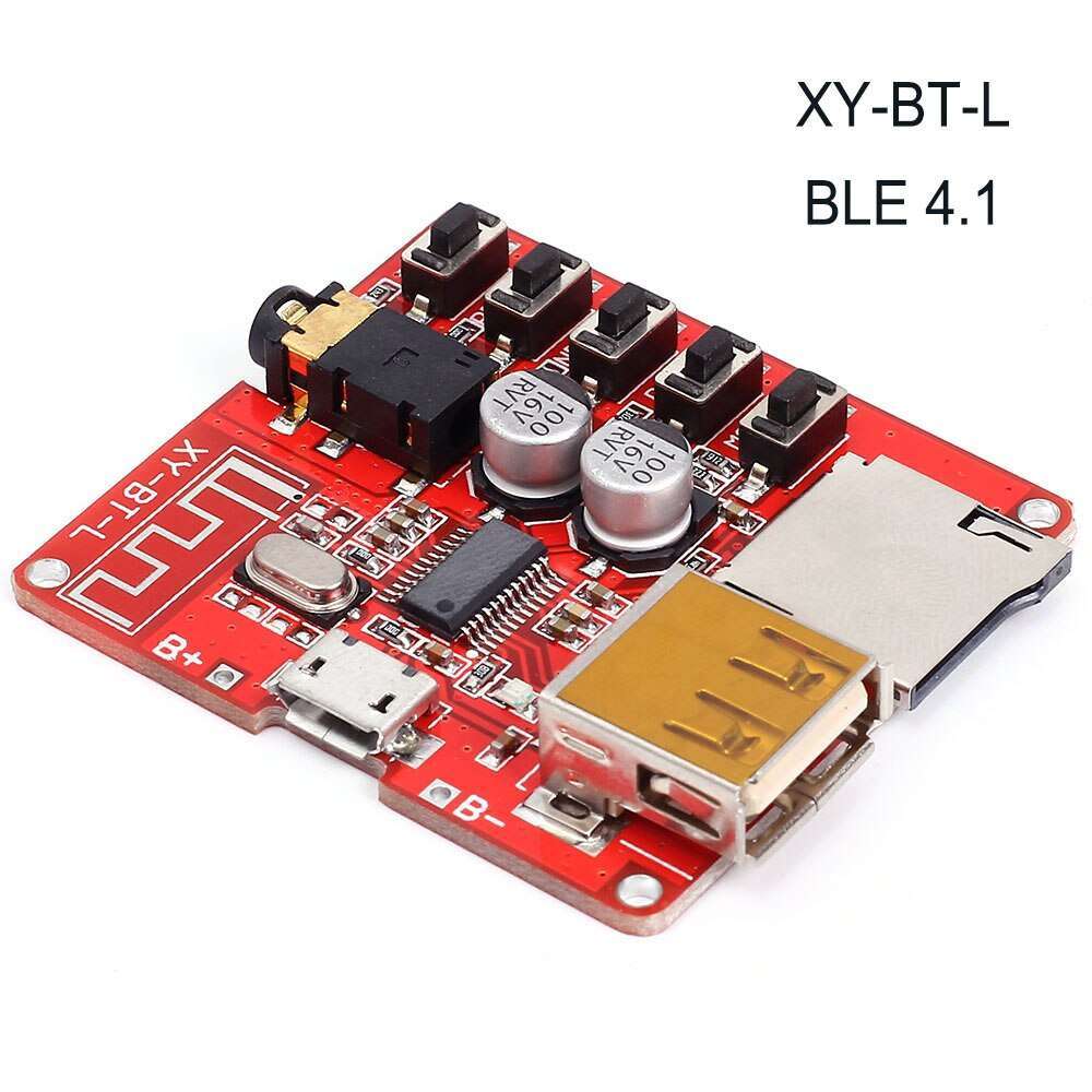 Bluetooth Wireless MP3 Decoder Board Circuit Board BLE 4.1 / 4.2 3.7-5V ...
