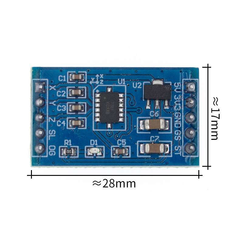 MMA7361 Acceleration Angle Speed Sensor Module Inclination Accelerometer Acceleration Board ...