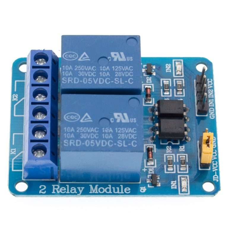 1pcs 2-channel New 2 channel relay module relay expansion board 5V low ...