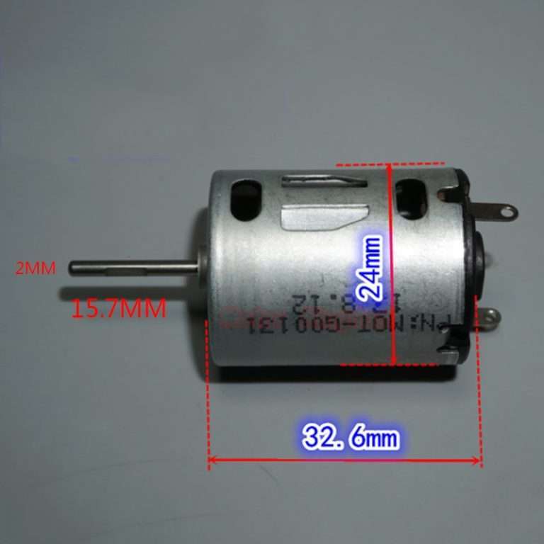 Micro Mini RK-280 DC Motor 3.7V 4.2V 6V 7.4V 38000RPM High Speed 15mm ...