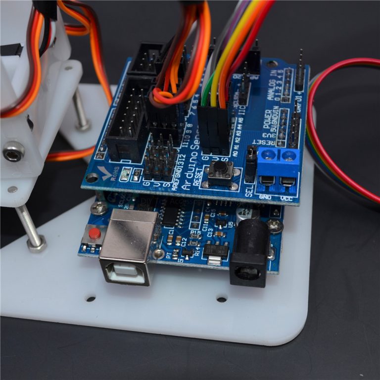 4DOF manipulator arduino Robotic arm ps2 remote control mg90s servo ...