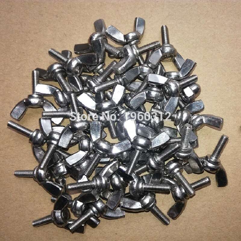 10pcs/lot M3 M4 M5 M6 M8 M10*L DIN316 Stainless Steel A2-70 Thumb ...