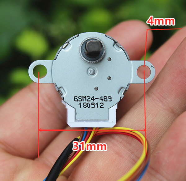 DC 5V 4-phase 5-wire stepping motor 24YBJ deceleration stepping motor ...