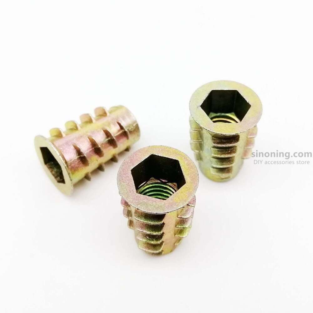 10X M4 M5 M6 M8 Metal Hexagon Hex Socket Head Embedded Insert Nut E-Nut ...