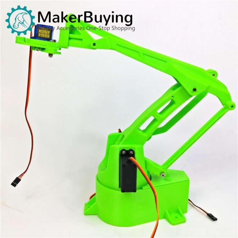 3D printed 4DOF four-degree-of-freedom robotic arm Big DIY robot ...