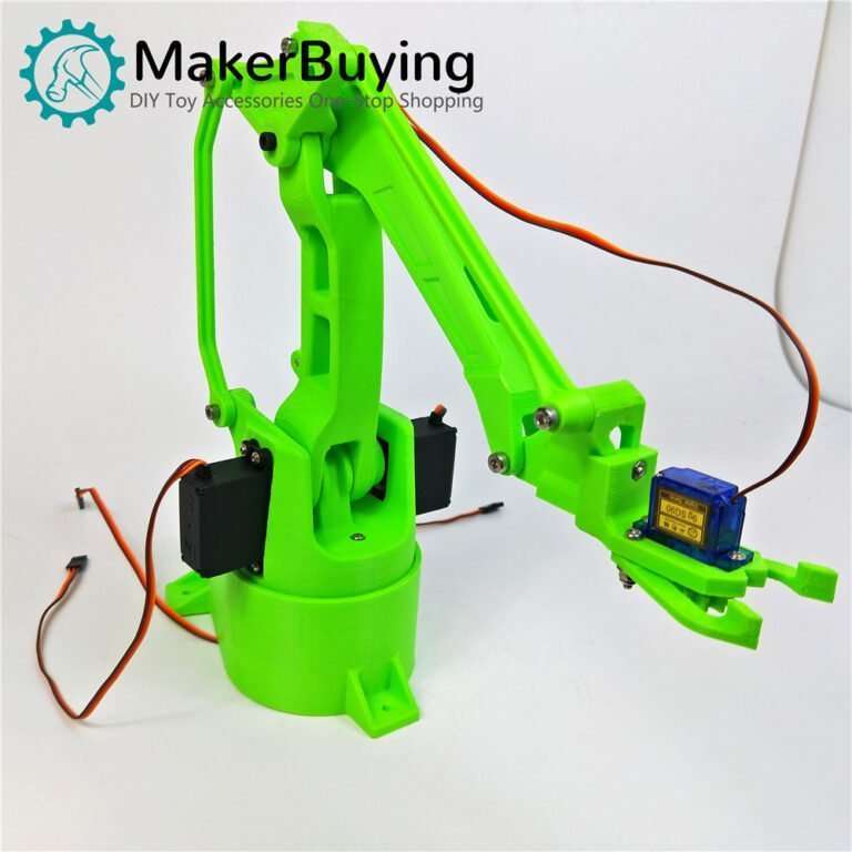 3D printed 4DOF four-degree-of-freedom robotic arm Big DIY robot ...