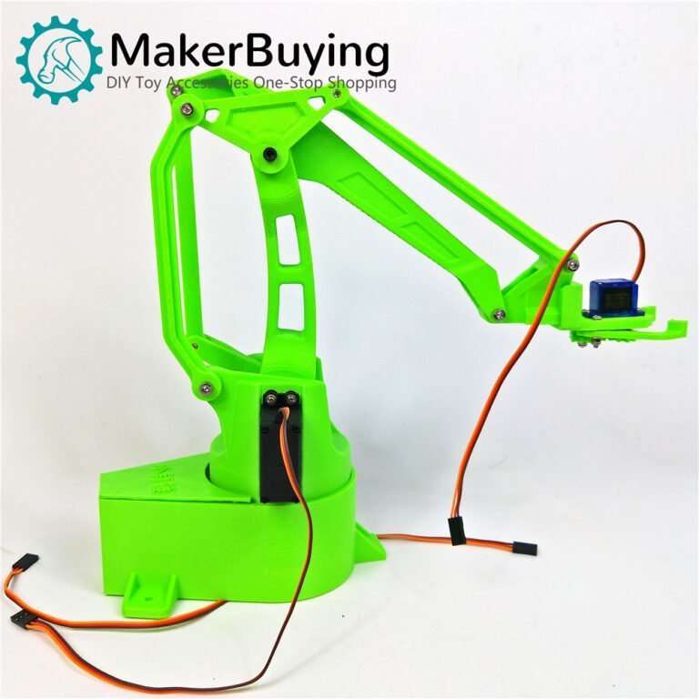 3D printed 4DOF four-degree-of-freedom robotic arm Big DIY robot ...