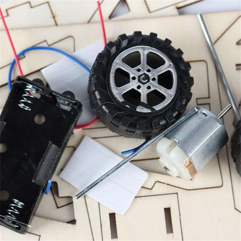 DIY Assembly Wireless Remote Control Racing Car Model Kit Physical ...