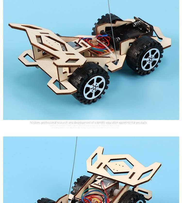 DIY Assembly Wireless Remote Control Racing Car Model Kit Physical ...