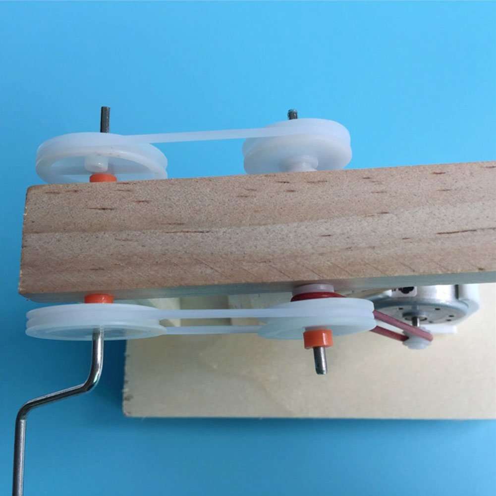 Funny Science Educational Hand Dynamo Children Wood Physical Experiment ...