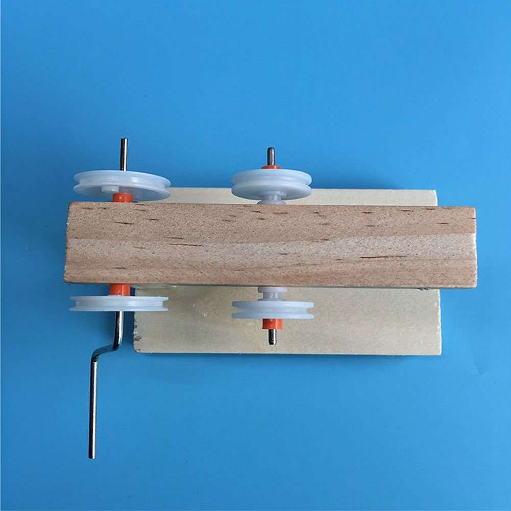 Funny Science Educational Hand Dynamo Children Wood Physical Experiment ...