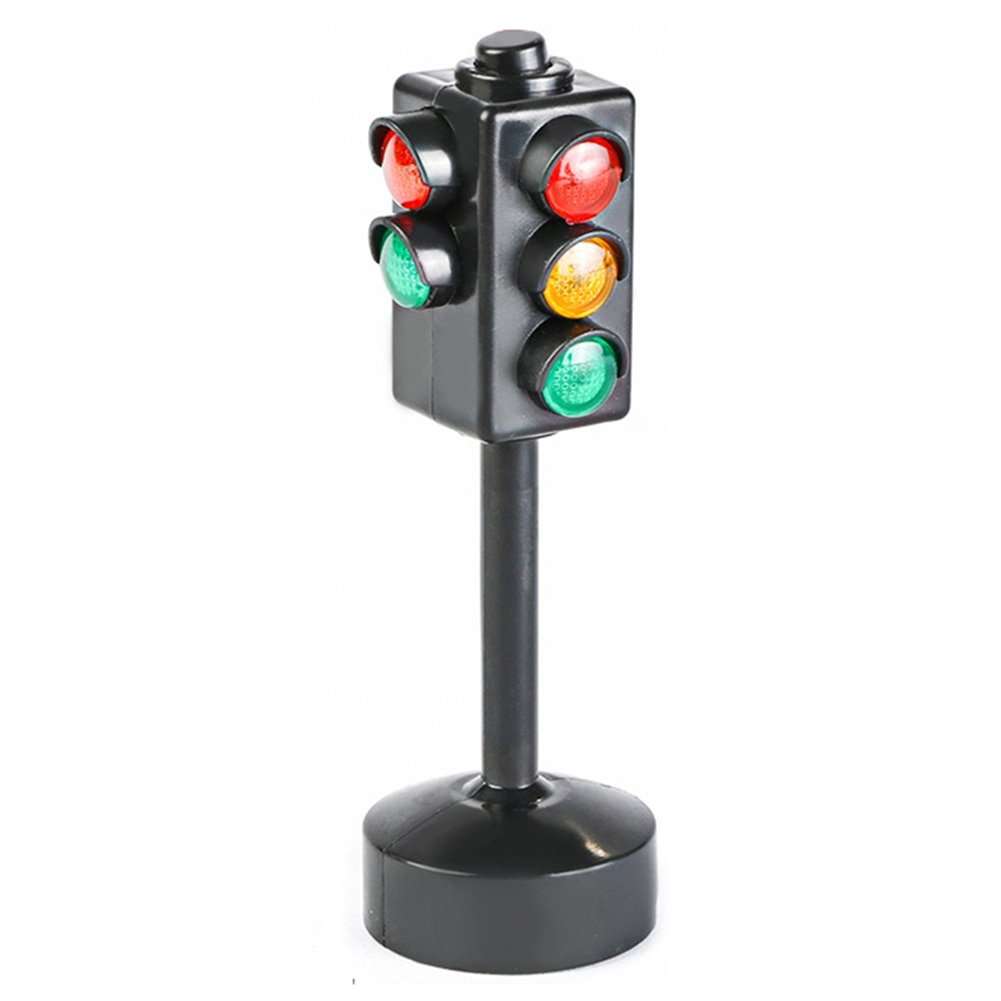 Mini Traffic Signs Road Light Block with Sound LED Children Safety Kids ...