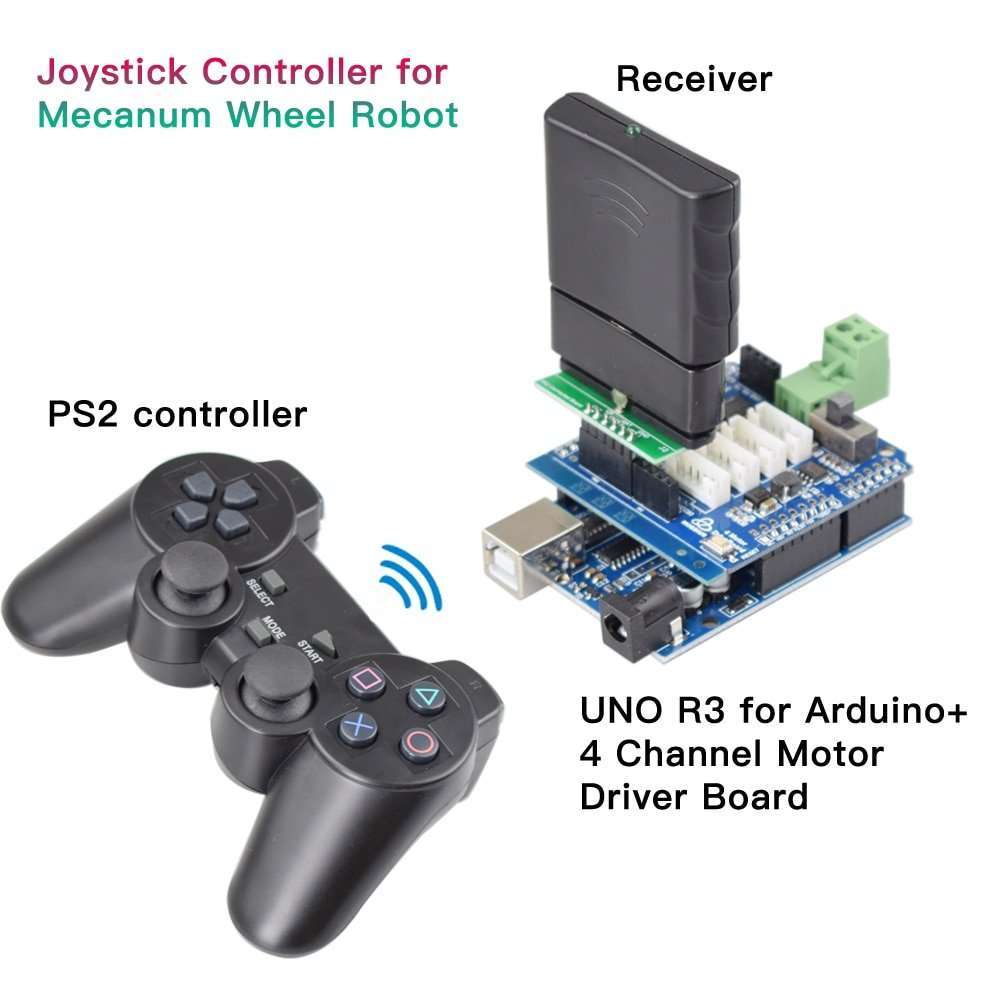4pcs/set 96mm Omni Mecanum Wheel with 12V Speed Encoder Motor for ...