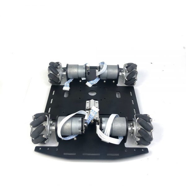 Mecanum wheel single-layer trolley chassis omni-wheel mobile smart car ...