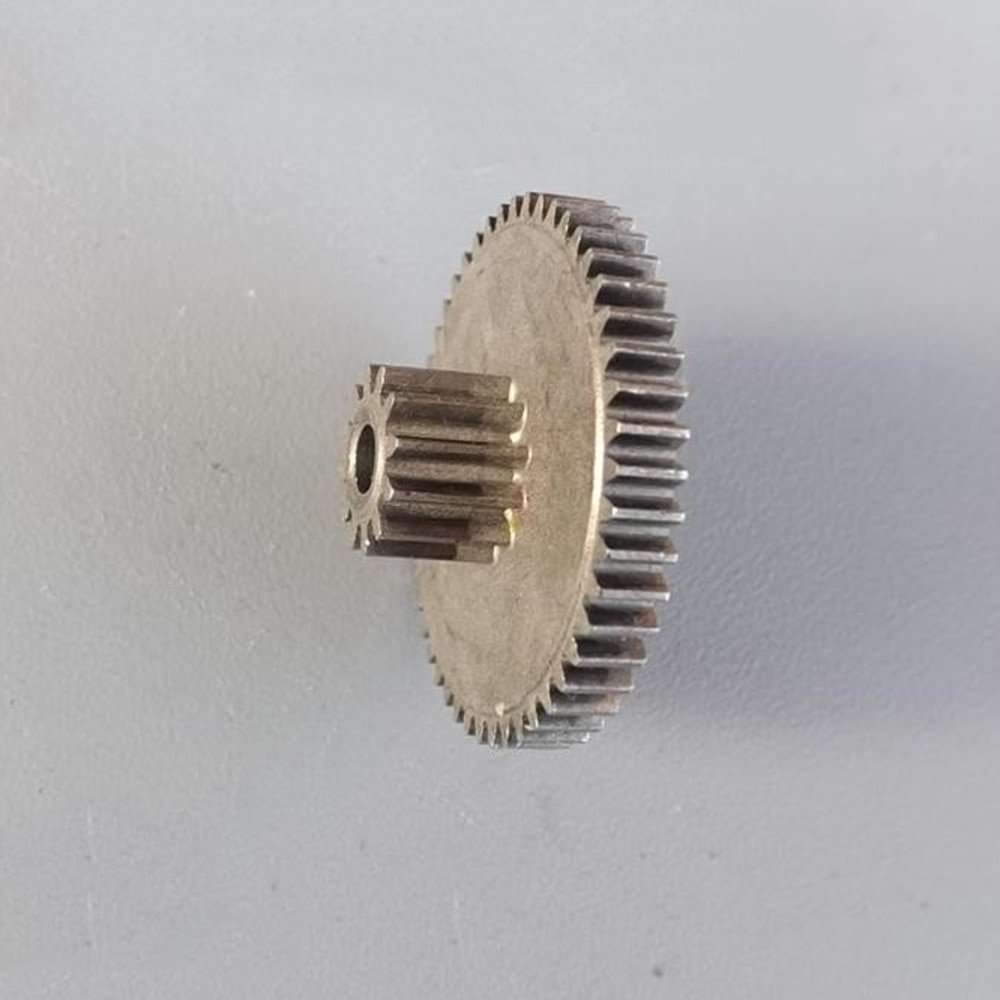 GS-0108 12-tooth 0.6 modulus + 47-tooth 0.5 modulus metal gear double ...