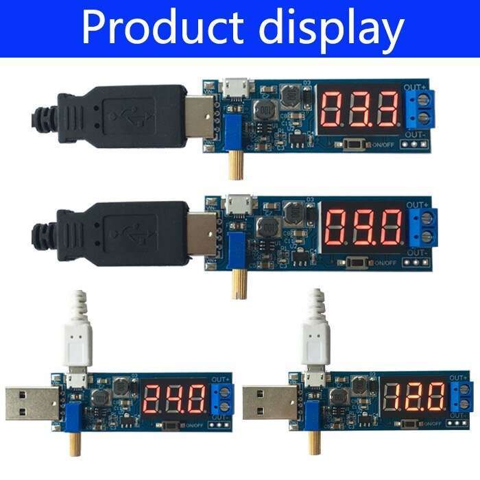 Boost Buck Converter USB Step UP / Down Power Supply Module DC-DC 5V to ...