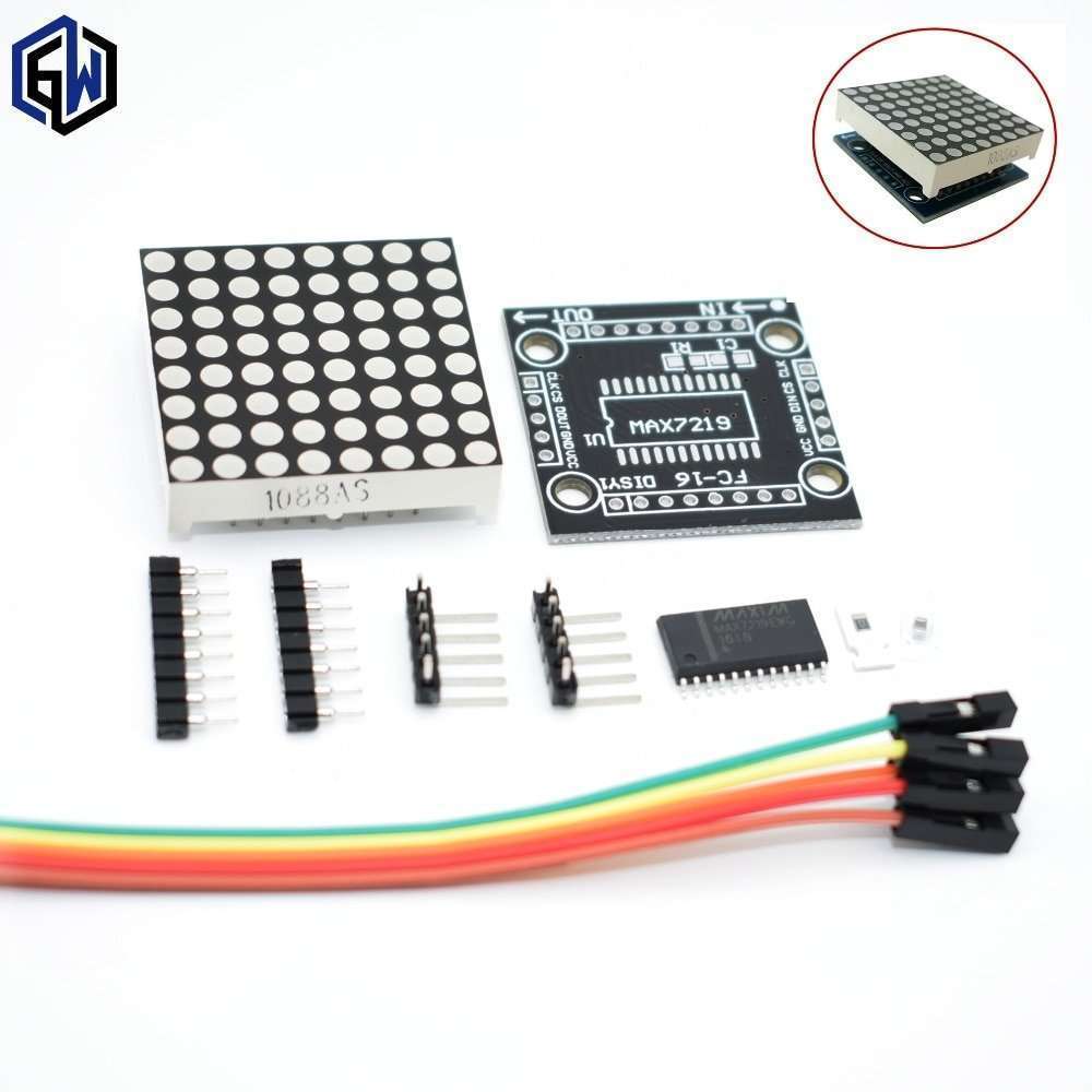 MAX7219 dot matrix module microcontroller module DIY KIT – SINONING ...