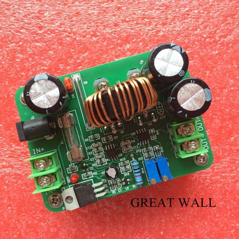 1pcs DC-DC 600W 10-60V to 12-80V Boost Converter Step-up Module car ...
