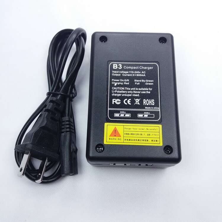 B3 Compact Charger 2-3S 10W Lipo Battery Charger For 1/16 Heng Long RC ...