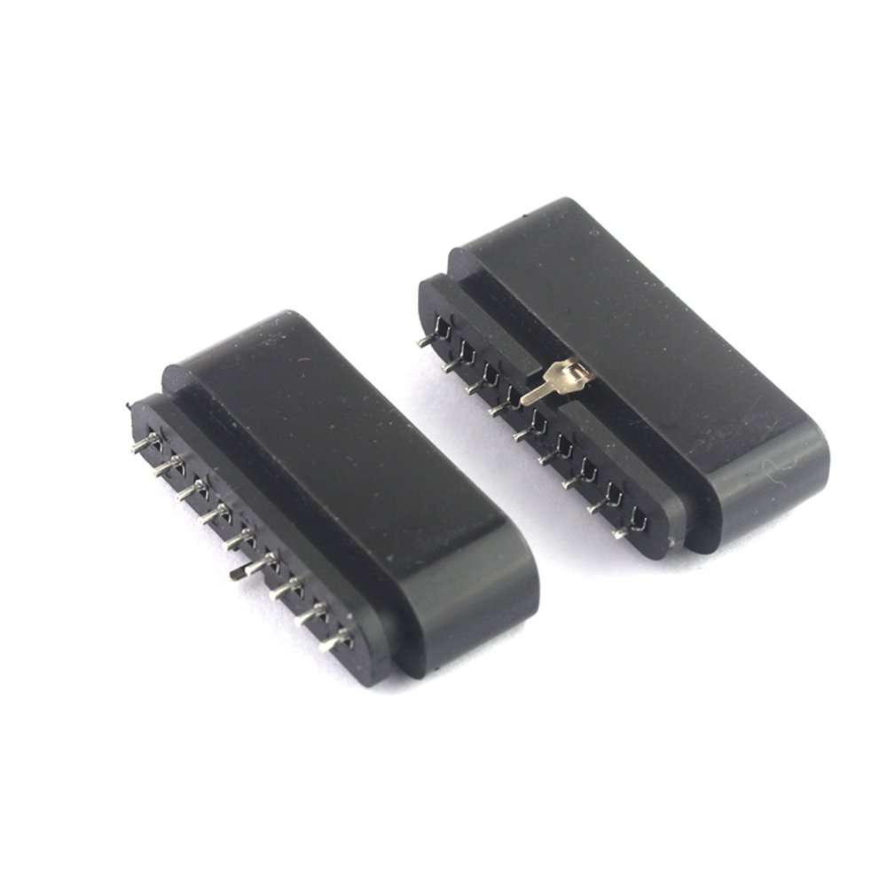 Gamepad interface PS2 female black 9P socket PS2 female 180 degree ...