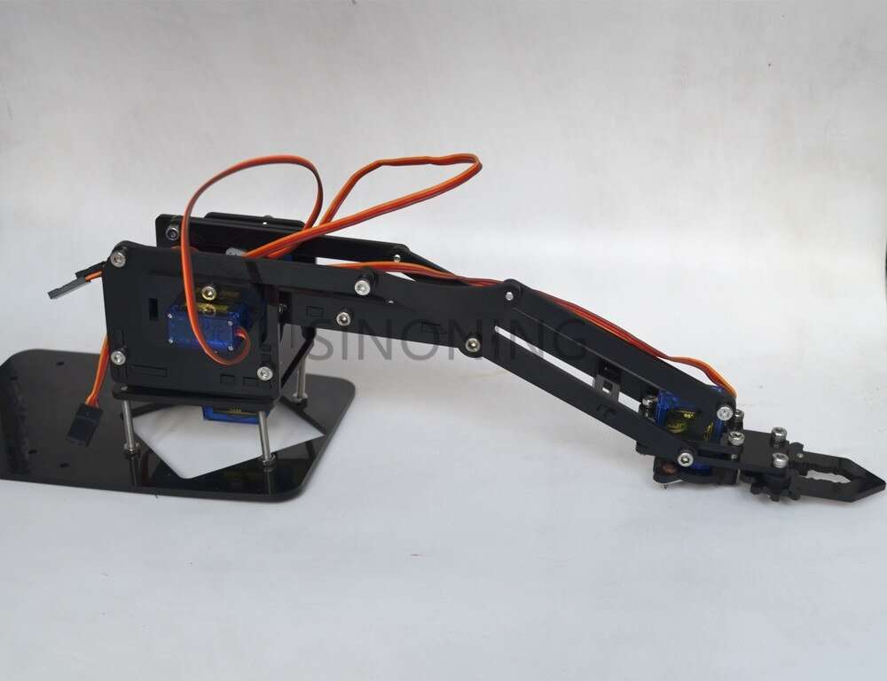 Acrylic Mechanics Handle Robot 4 DOF arm arduino Created Learning Kit ...