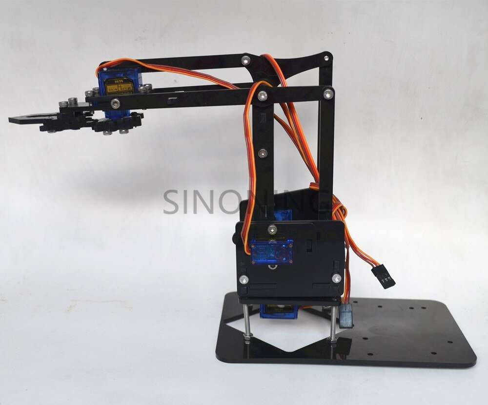 Acrylic Mechanics Handle Robot 4 DOF arm arduino Created Learning Kit ...