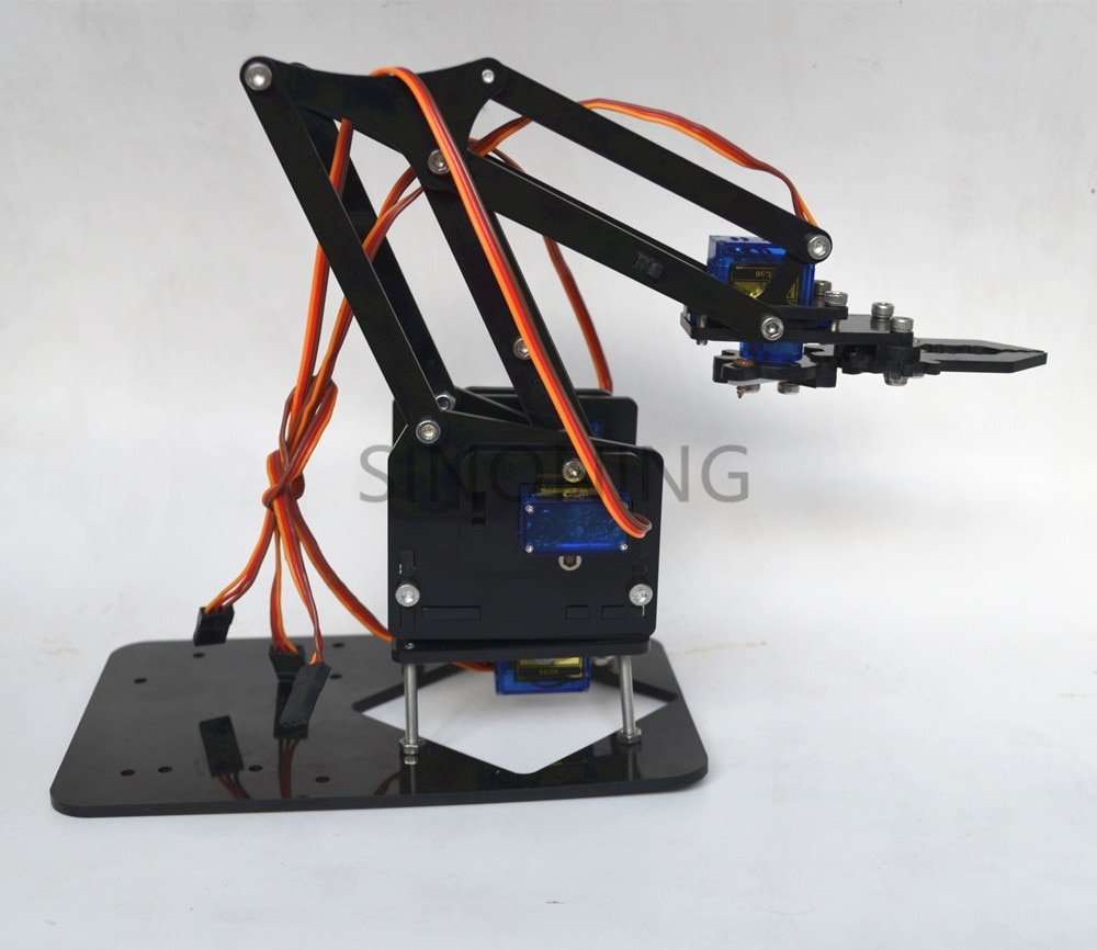 Acrylic Mechanics Handle Robot 4 DOF arm arduino Created Learning Kit ...