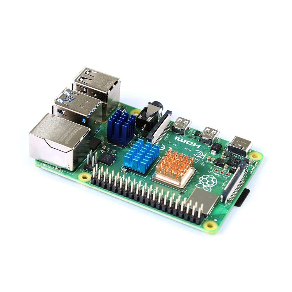 For Raspberry Pi 4B Heat Sink 3pcs Cooper Aluminum Heatsink Radiator ...