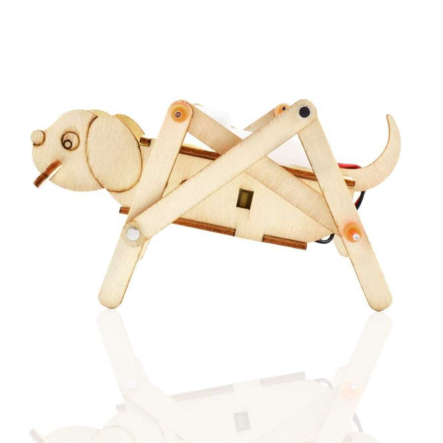 DIY Electronic Kit Crawling Dog Cute Modeling Science Experiment Kit ...