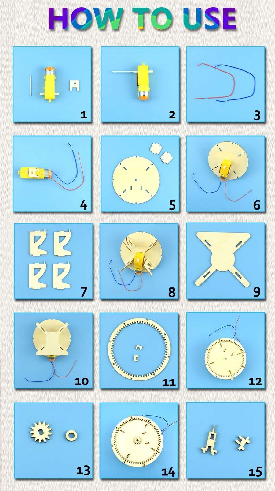 Universe Planet Motion Model Kits Science Toy for Children DIY Assembly ...