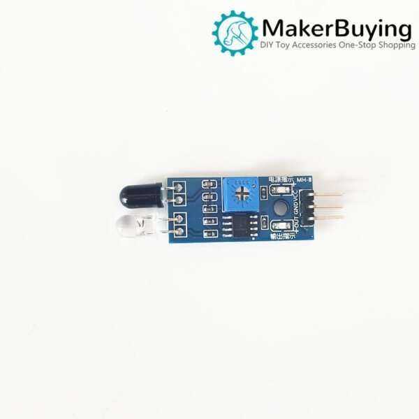 Infrared barrier module obstacle avoidance trolley sensor black and ...