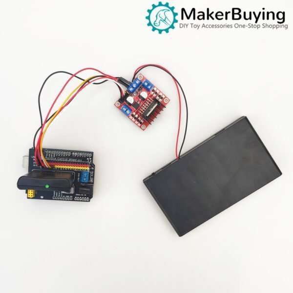 PS2 four-degree-of-freedom servo motor remote control set l298n for ...