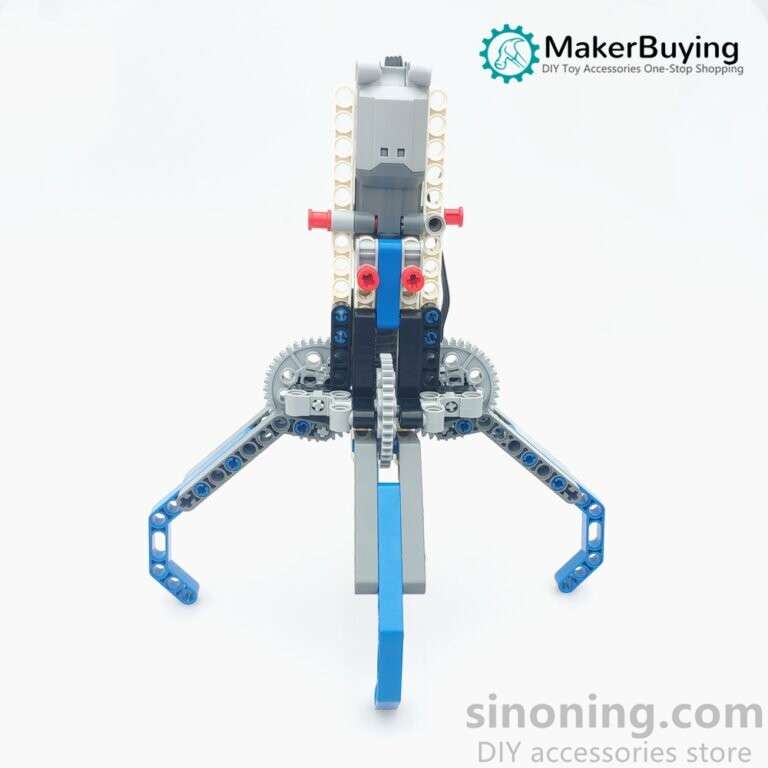 Manipulator gripper compatible with Lego mechanical gear turbine ...