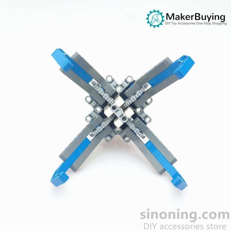 Manipulator gripper compatible with Lego mechanical gear turbine ...