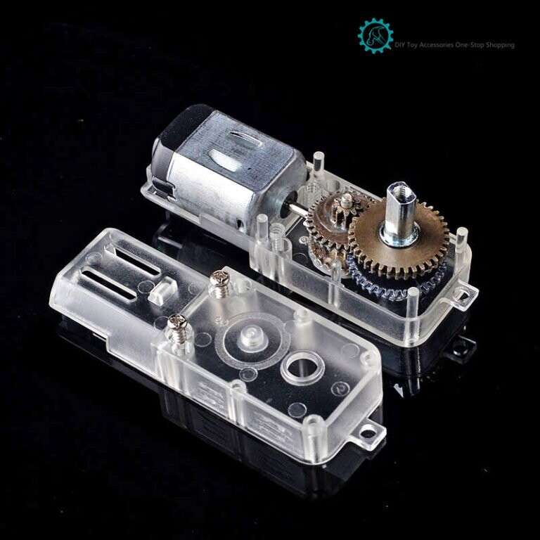 Transparent tt motor motor DC single and double shaft all-metal gear ...