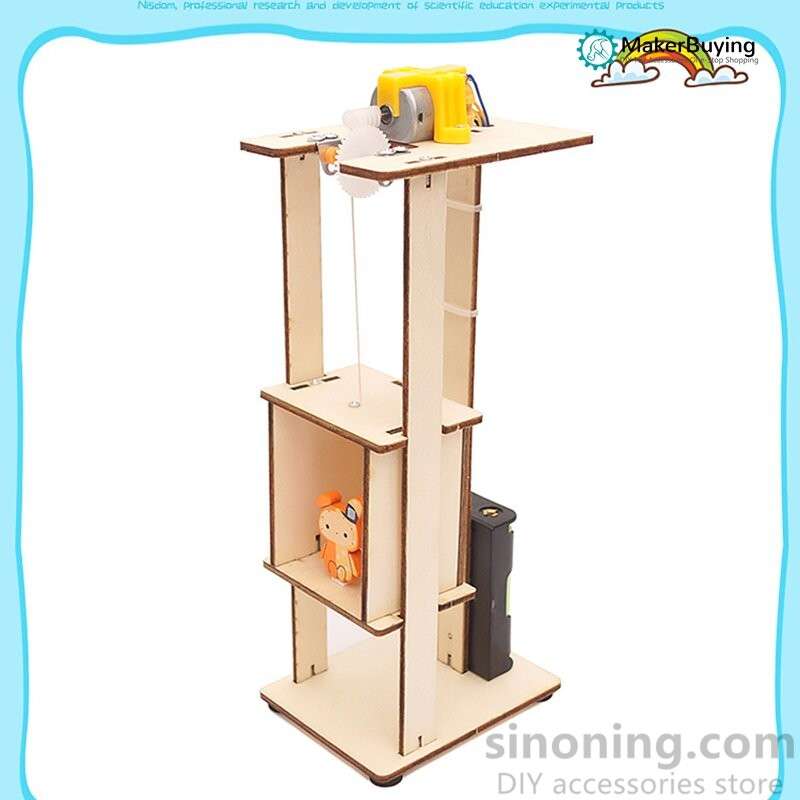 Manual scientific experiment elevator lift assembly technology small ...