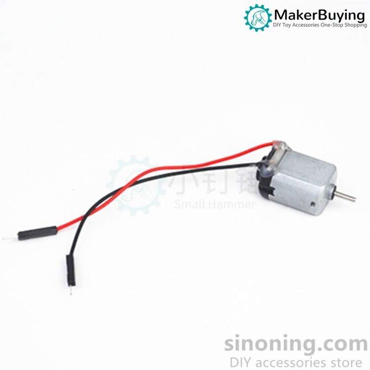 130 motor with 10cm male Dupont line toy motor DC small motor DIY four ...
